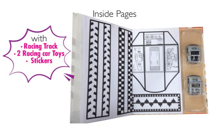 Racing Car Book - With Stickers - 978-93-5541-046-7 – Masuminprintways ...