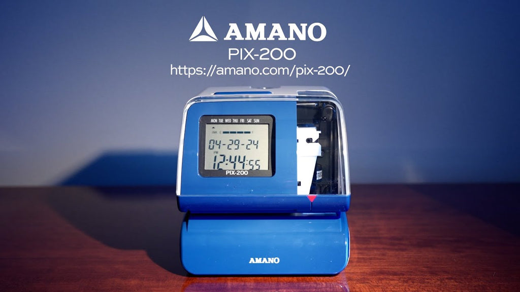 Time Recorder/Stamp - Amano - PIX-200 – Masuminprintways Store